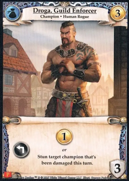 Hero Realms Droga, Guild Enforcer Promo Card | ♡ Diverum.es
